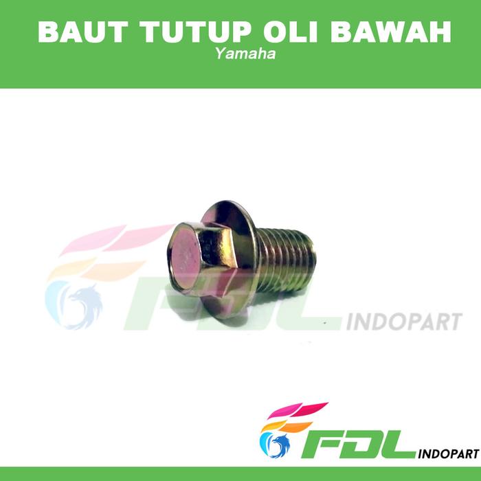 Jual Baut-Baud Tap-Tutup Oli Mesin Bawah Yamaha / Baut Tap Oli Motor ...