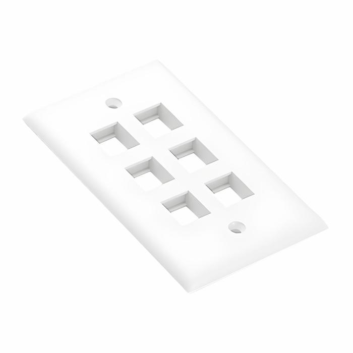 Jual Faceplate Face Plate / Wall Plate Modular 6 Port - OneFiber OF8 ...