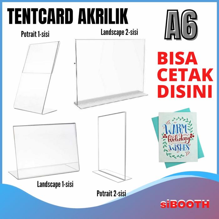 Jual AKRILIK A6-STANDING PROMOSI-OVO STAND-Termurah - Potrait 1sisi ...