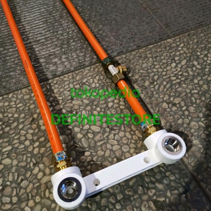 Jual LIMITED SAMBUNGAN INSTALASI WATER HEATER PIPA PP-R PPR DOUBLE KNEE ...