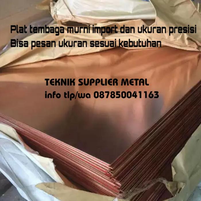 Jual Lempengan Plat Tembaga 0,5mm x 50mm x 150mm - tembaga lembaran ...