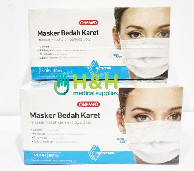 Promo Masker earloop / Masker Onemed Earloop / Masker Bedah Kesehatan ...