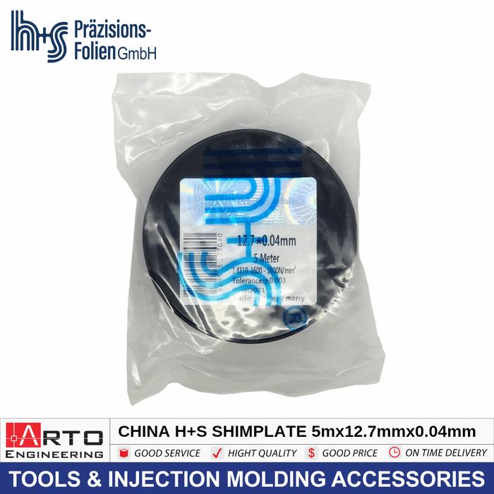 Jual HS Shim Plate Thickness 0.04mm x 12.7mm x 5mtr Feeler Gauge - Kota ...