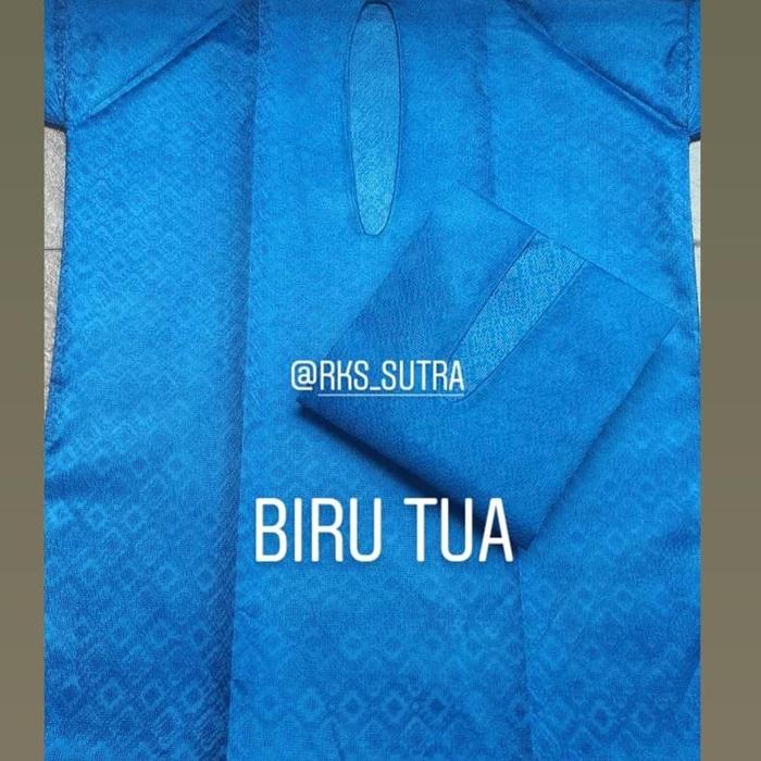Jual baju sutra baju bodo khas makassar - Biru tua, M - Kota Bekasi ...