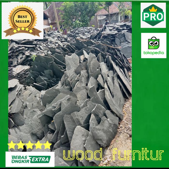 Jual batu templek / batu acak / batu tempel dinding / batu kramik ...