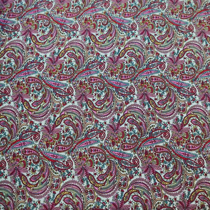 Jual Kain Katun Jepang Motif Paisley Warna-Warni (0,5M) (Dfashion) - 1 ...