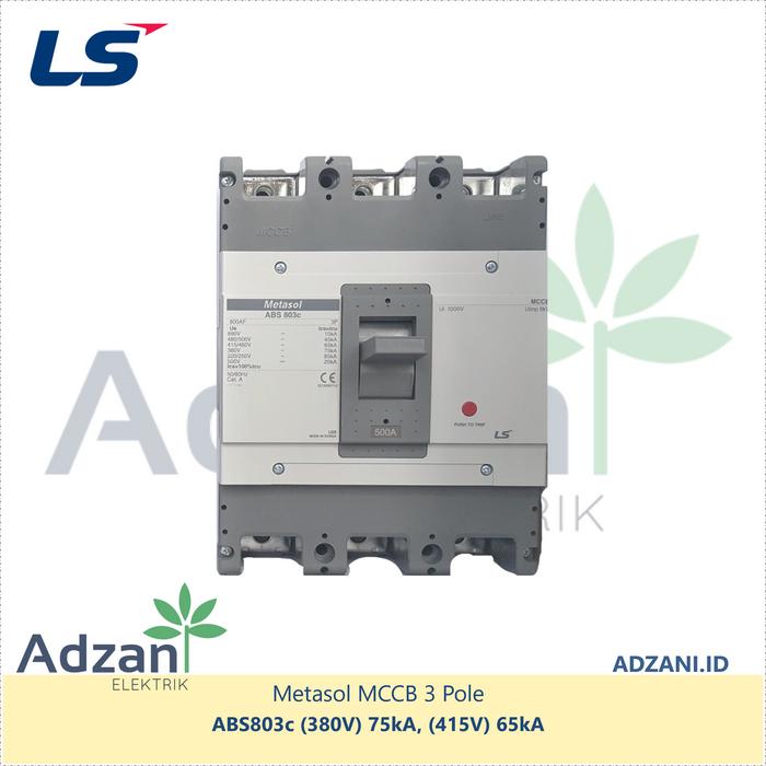 Jual MCCB 3P 700A 75kA 65kA ABS803c LS Metasol LSis - Jakarta Pusat - Adzani.id | Tokopedia