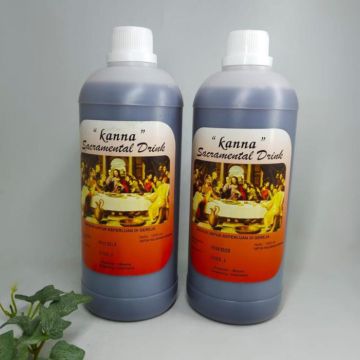 Jual Anggur Perjamuan Kudus Kemasan Botol - Kanna 1 L - Jakarta Pusat ...