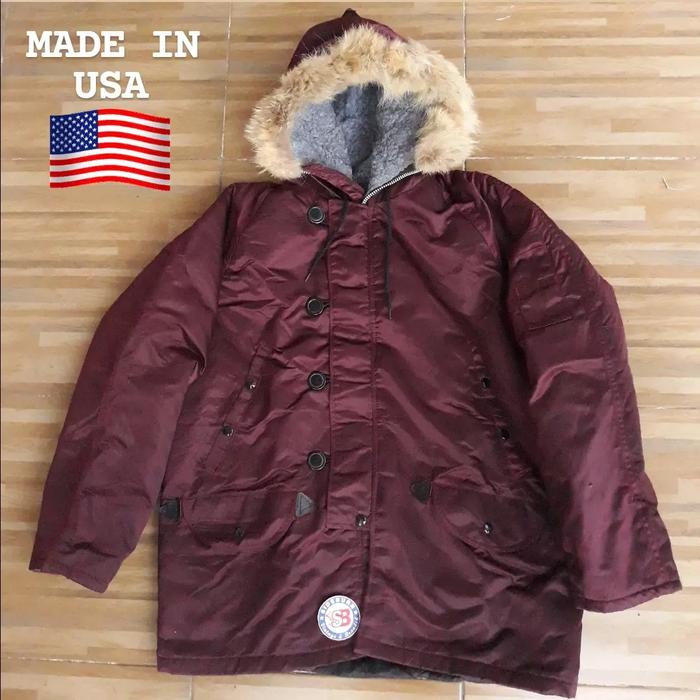 Jual jaket parka us army n3b corinth mfg maroon - Kota Depok - sideburn_jkt | Tokopedia