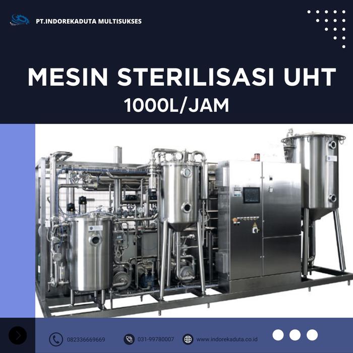 Jual Mesin sterilisasi UHT 1000 LITER/JAM sistem indirect - Kab ...