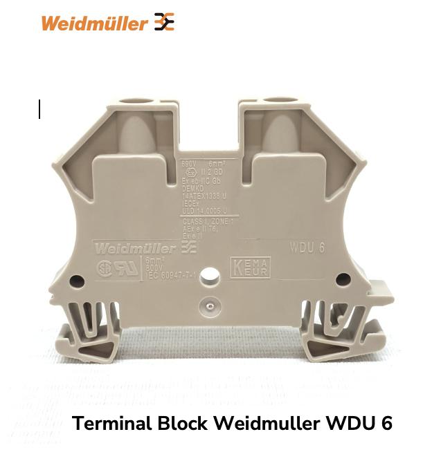 Jual Terminal Block Weidmuller WDU 6 (Ft-303) - Kota Tangerang - tokoiz ...