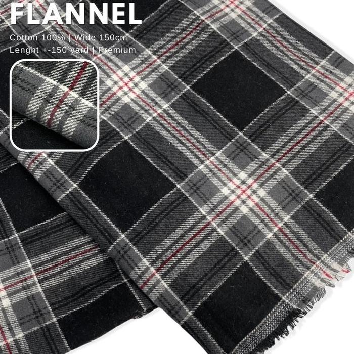 Jual Kain Katun Flanel Flannel Premium Kemeja Import MIX ATN - Flanel ...