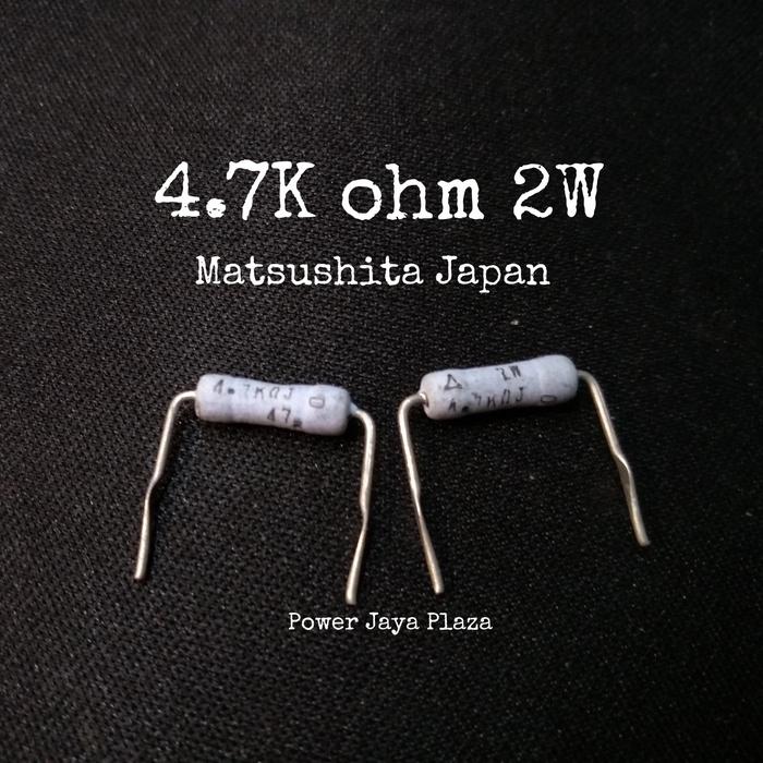 Jual Resistor R 4.7K 4,7K ohm 2W 2watt Matsushita Japan - Kota Bandung ...