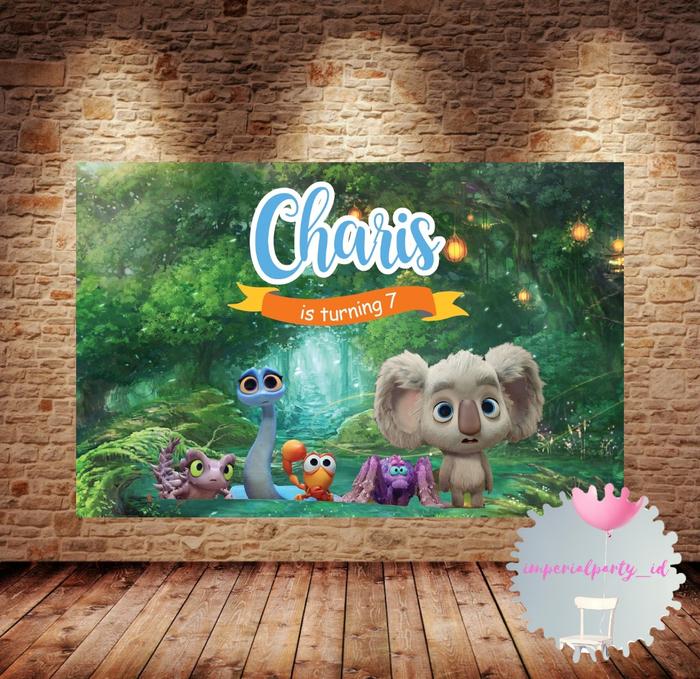 Jual Custom Backdrop Banner Spanduk Happy Birthday Back to the Outback ...