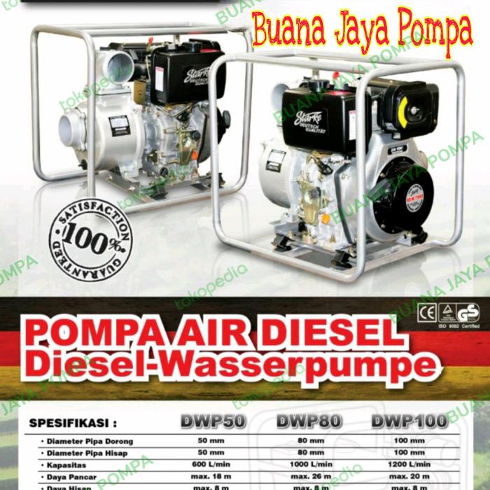 Jual Pompa Air Irigasi 2 inch Starke DWP 50 Mesin Pompa Alkon Irigasi ...