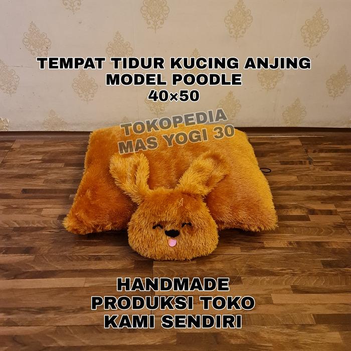 Jual tempat tidur kucing anjing small model poodle 40×50 tebal empuk ...