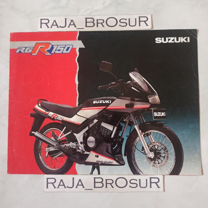 Jual Poster brosur katalog leaflet Suzuki RGR150/RGR Sprinter 2Tak 1990 ...