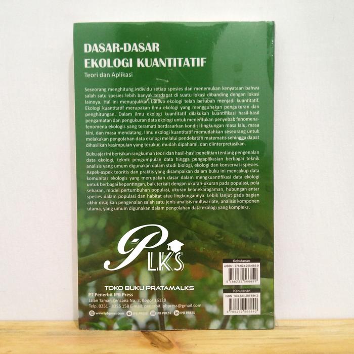 Jual Buku Dasar-dasar Ekologi Kuantitatif Original Di Seller Sangninja ... Jual Buku Dasar-dasar Ekologi Kuantitatif Original Di Seller Sangninja ...