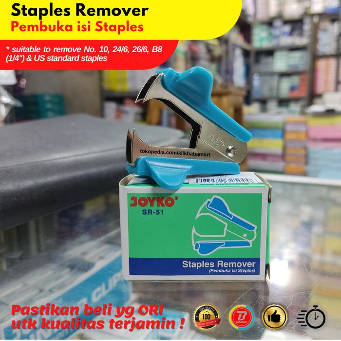 Jual STAPLES REMOVER PEMBUKA ISI STAPLES JOYKO SR-51 ORIGINAL - Kota Depok - klikbabamart ...