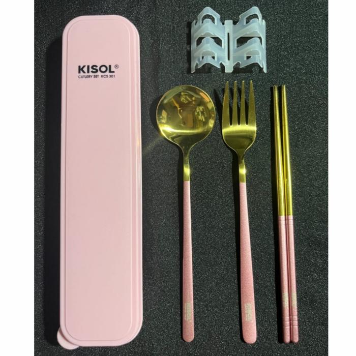 Jual Kisol Cutlery Set KCS 301 -Peralatan Makanan Set Sendok/Garpu ...
