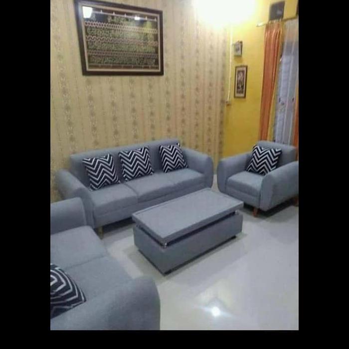 Jual sofa minimalis murah,sofa ruang tamu 321 + meja - Kab. Serang ...