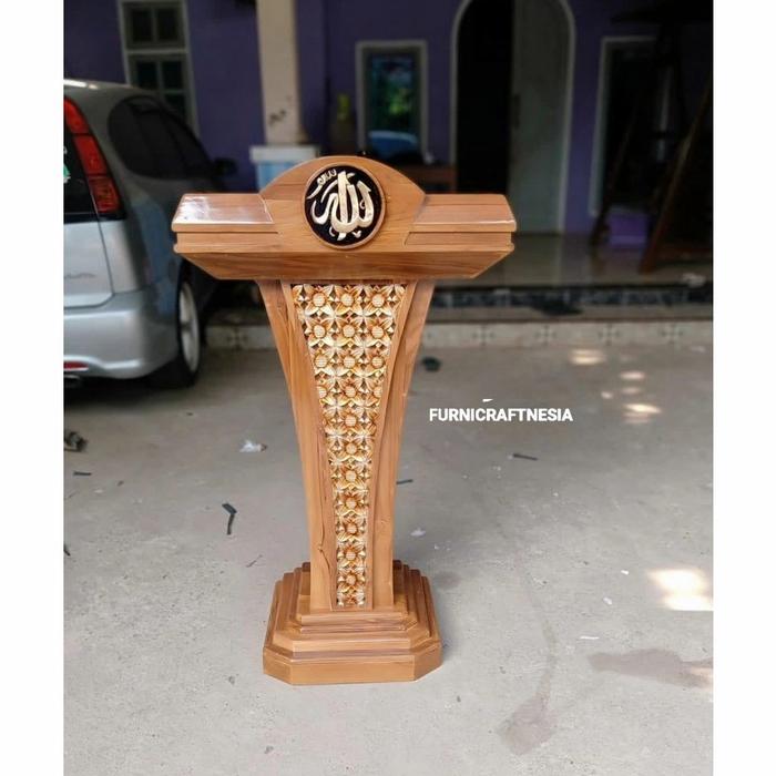 Jual Mimbar Podium Minimalis Kayu Jati Tinggi 120cm - Kab. Jepara ...