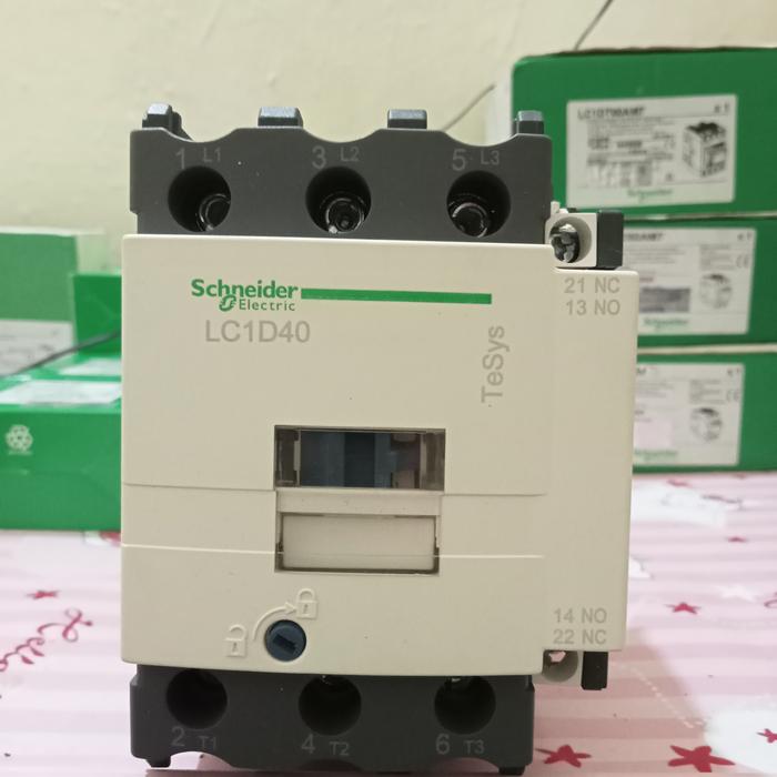 Jual CONTACTOR SCHNEIDER LC1D40M7 220V / KONTAKTOR SCHNEIDER LC1D40 M7 ...
