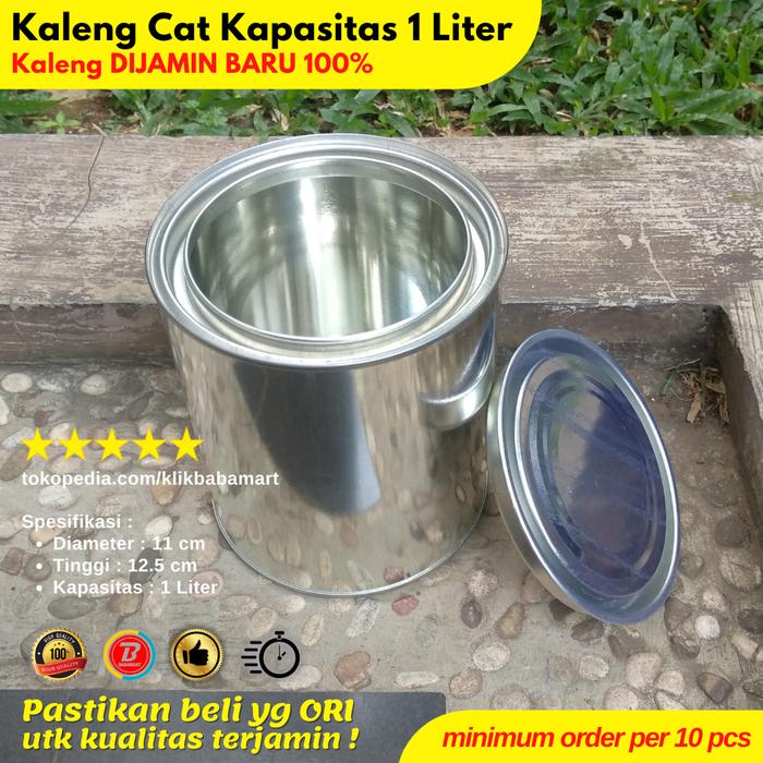Jual KALENG CAT KOSONG BARU UKURAN 1 LITER BARU KUALITAS BAGUS - Kota ...