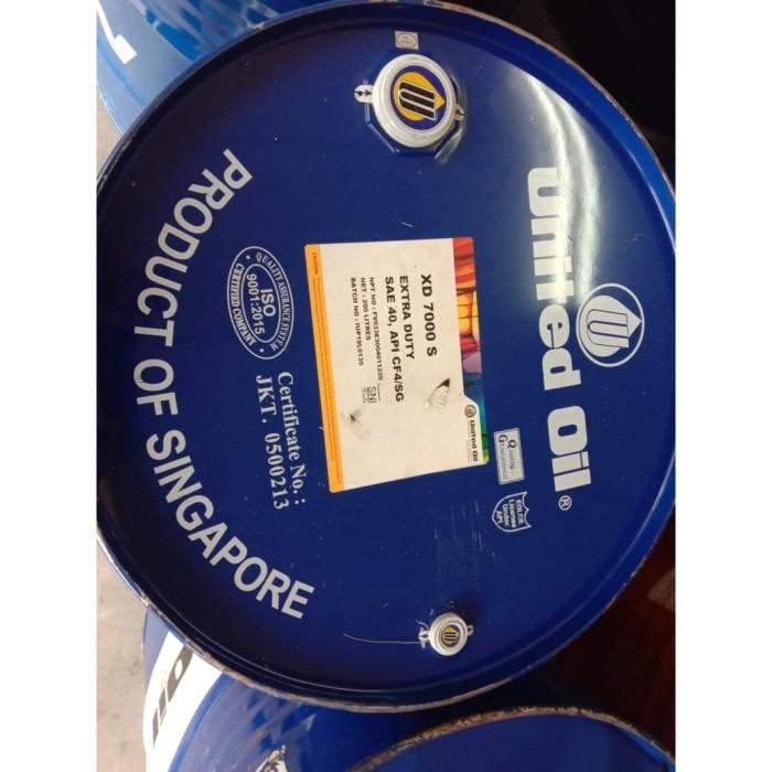 Jual UNITED OIL XD 7000 S EXTRA DUTY SAE 40 API CF4/SG [200L] DRUM - Kota Makassar - H2Two Shop ...