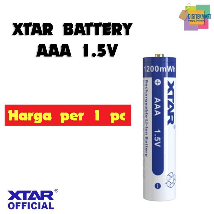 Jual Xtar Battery Aaa 1,5v 1200mwh Rechargeable Li-ion Di Seller Ayato ...