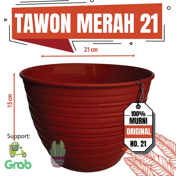 Jual POT TAWON ORI BJ WARNA PUTIH HITAM MERAH BUNGA PREMIUM TANAMAN ...