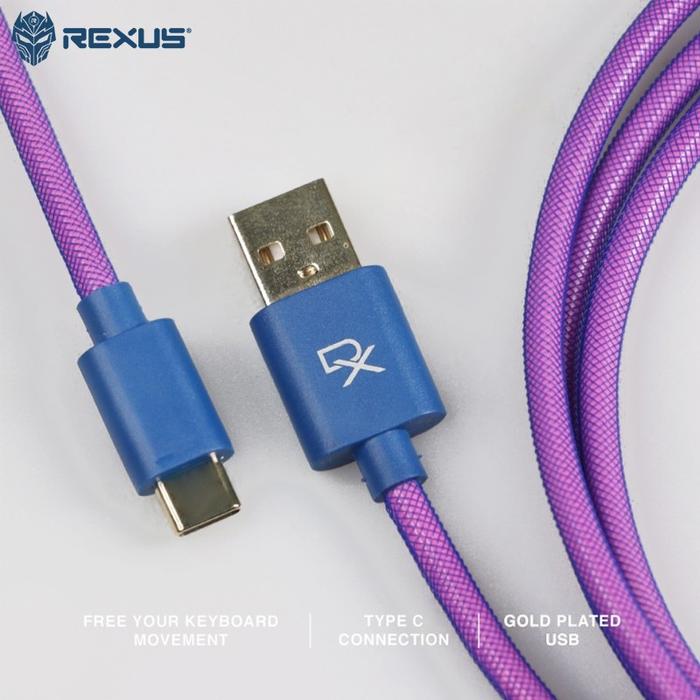 Jual Rexus Coiled Kabel Daxa DX-CC1/ CC1 USB Type C - Kota Surabaya ...