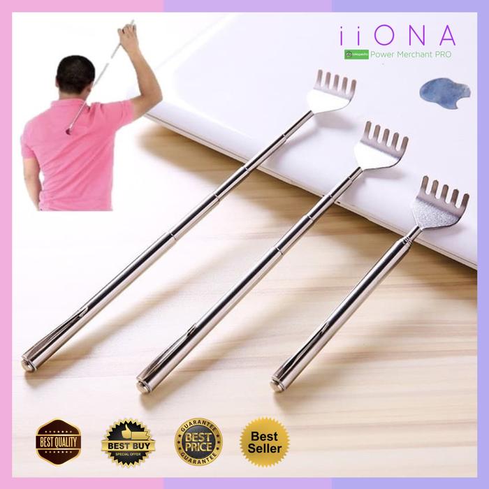Promo Tongkat Garuk Punggung Stainless Alat Penggaruk Garukan ...