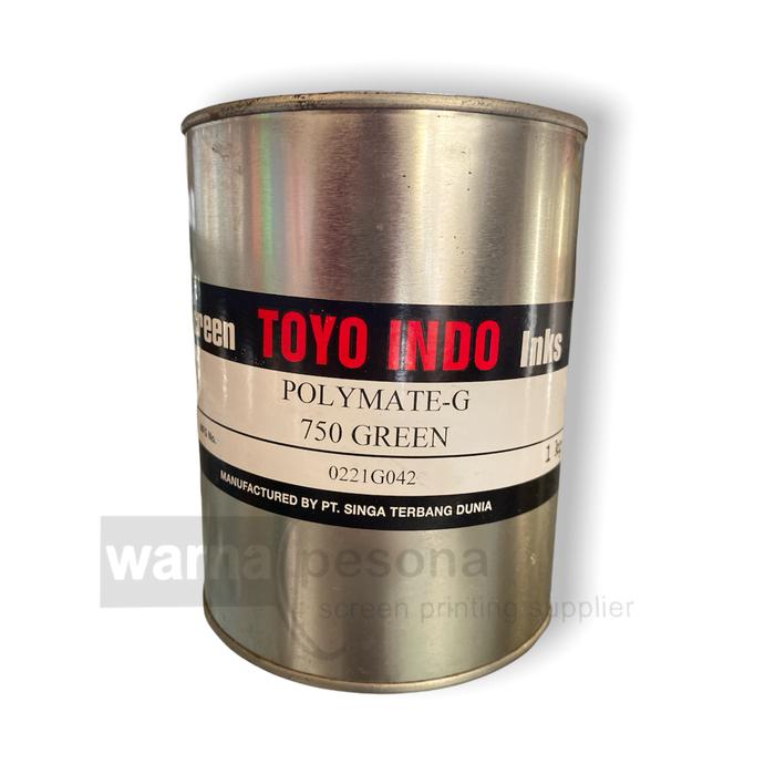 Jual Cat Tinta Sablon Plastik TOYO INDO POLYMATE-G 750 GREEN HIJAU 1/2 ...
