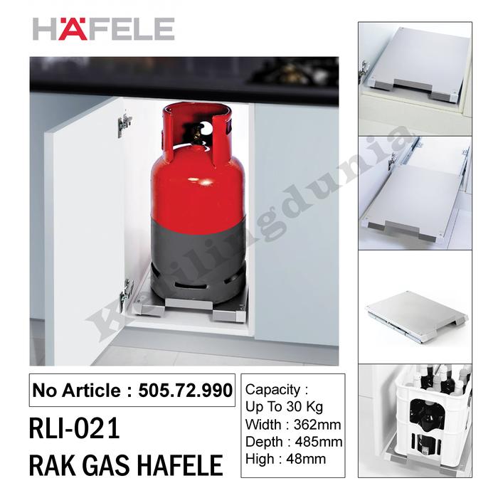Jual Rak Tempat Gas HAFELE Lemari Dapur Tatakan Tabung Elpiji Galon Air ...