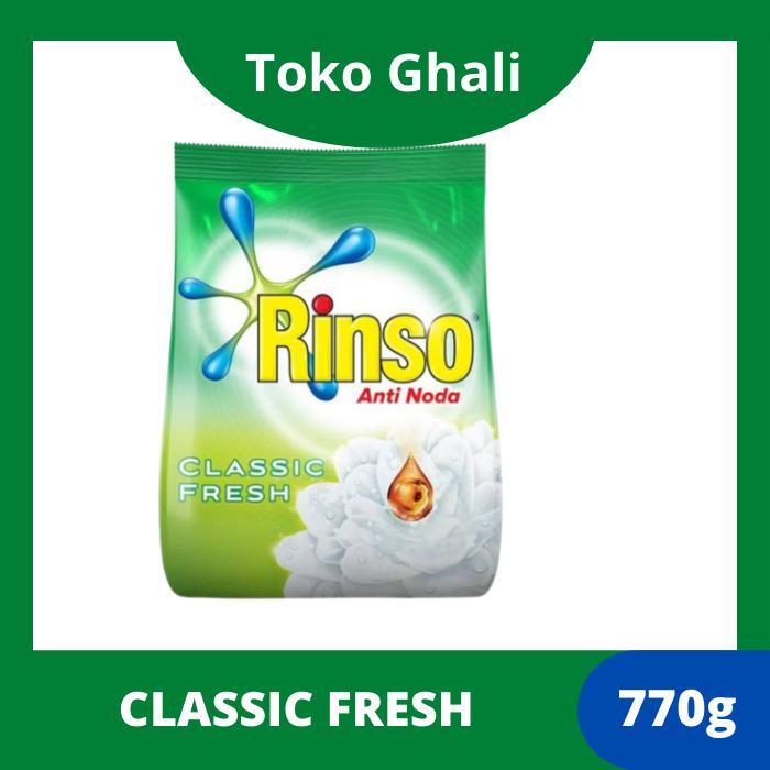 Harga Rinso Anti Noda Deterjen Bubuk Classic Fresh 770 gr hari ini ...