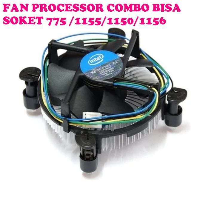 Jual Fan Processor Intel LGA 775 1150 1155 1156 Kipas Heatsink Prosesor ...