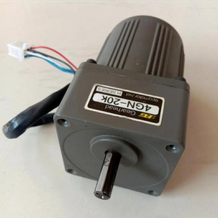 Jual dinamo gearbox 25w 220v ratio 1:20 dinamo Motor gearhead OPG ...