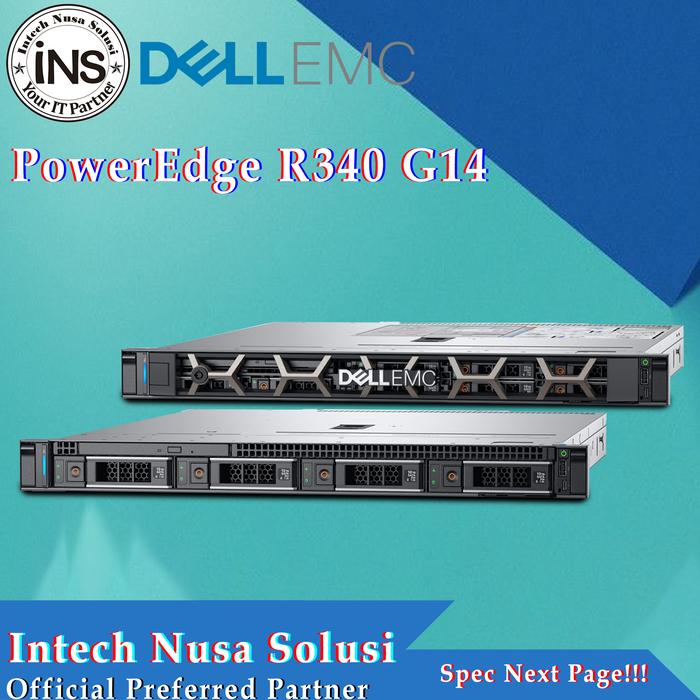 Jual DELL Server PowerEdge R340 G14 Xeon E-2234 32GB 600GB SAS PSU 350W ...