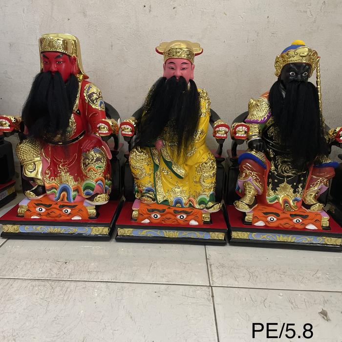 Jual Patung dewa sam san kuo wang / sam sua kok ong / 3 dewa raja ...