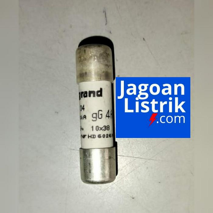 Jual HRC FUSE 10x38 4A 4 Ampere Legrand Fuse Sekring Keramik 500V ...
