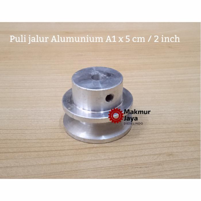 Jual Pulley Pully Puli jalur Alumunium A1 x 5 cm / 2 inch - as 14mm ...