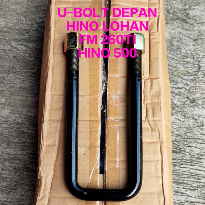 Jual U-BOLT DEPAN 20X83X250 DI HINO LOHAN 25CM FM 260TI HINO 500 ...