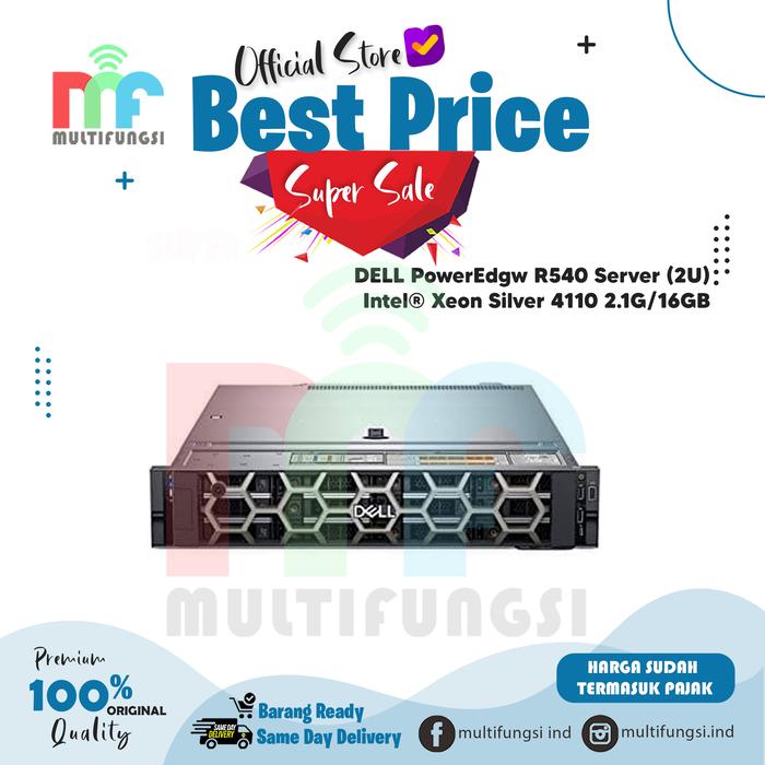 Promo DELL PowerEdgw R540 Server (2U)//Intel® Xeon Silver 4110 2.1G ...