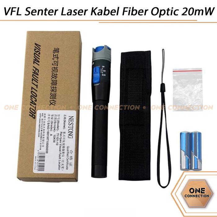 Jual VFL Senter Laser Kabel Fiber Optic 20mW Visual Fiber Locator 20mW ...