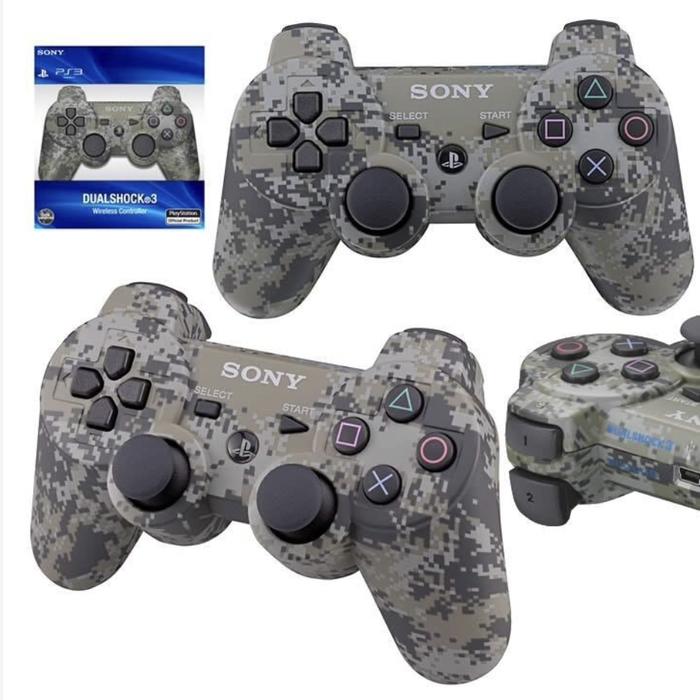 Promo stick stik joystick controller PS 3 PS3 wireless ori army camo ...