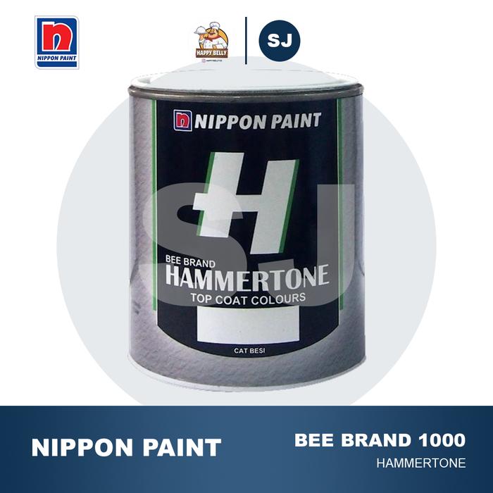 Jual Nippon Bee Brand 1000 Hammertone 1ltr / Cat Kayu Besi 3D - Kota ...