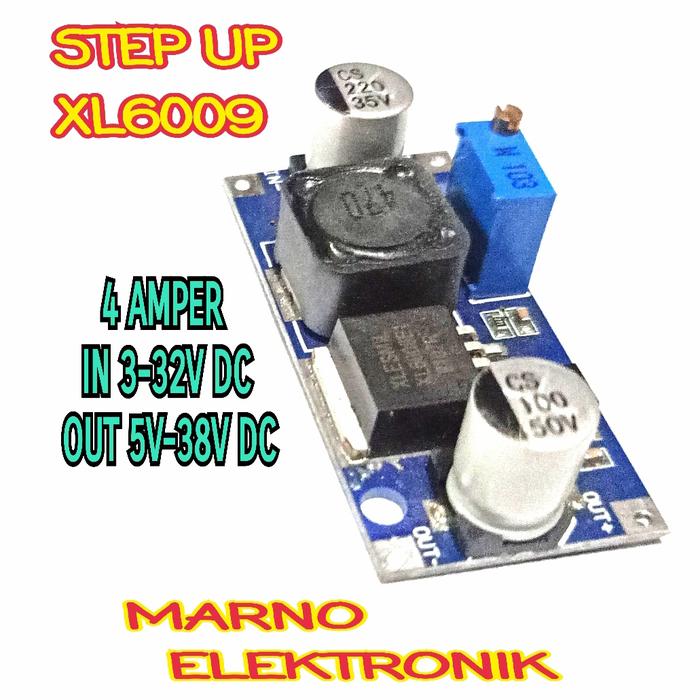 Jual STEP UP XL6009 STEP UP XL 6009 DC TO DC 3-32V TO 3-38V 4A STEPUP ...