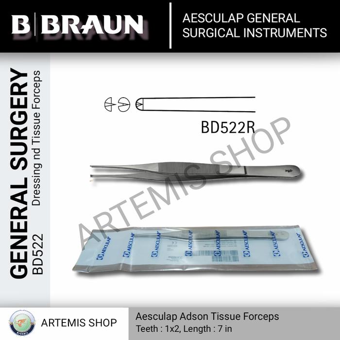 Jual Aesculap Dressing and Tissue Forceps-BD Series - BD047R - Jakarta ...
