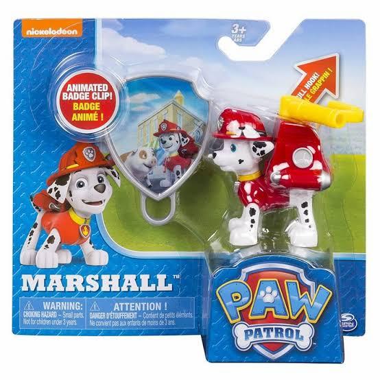 Jual Paw Patrol Action Pack Pup and Badge Chase Marshall Rocky - animed ...